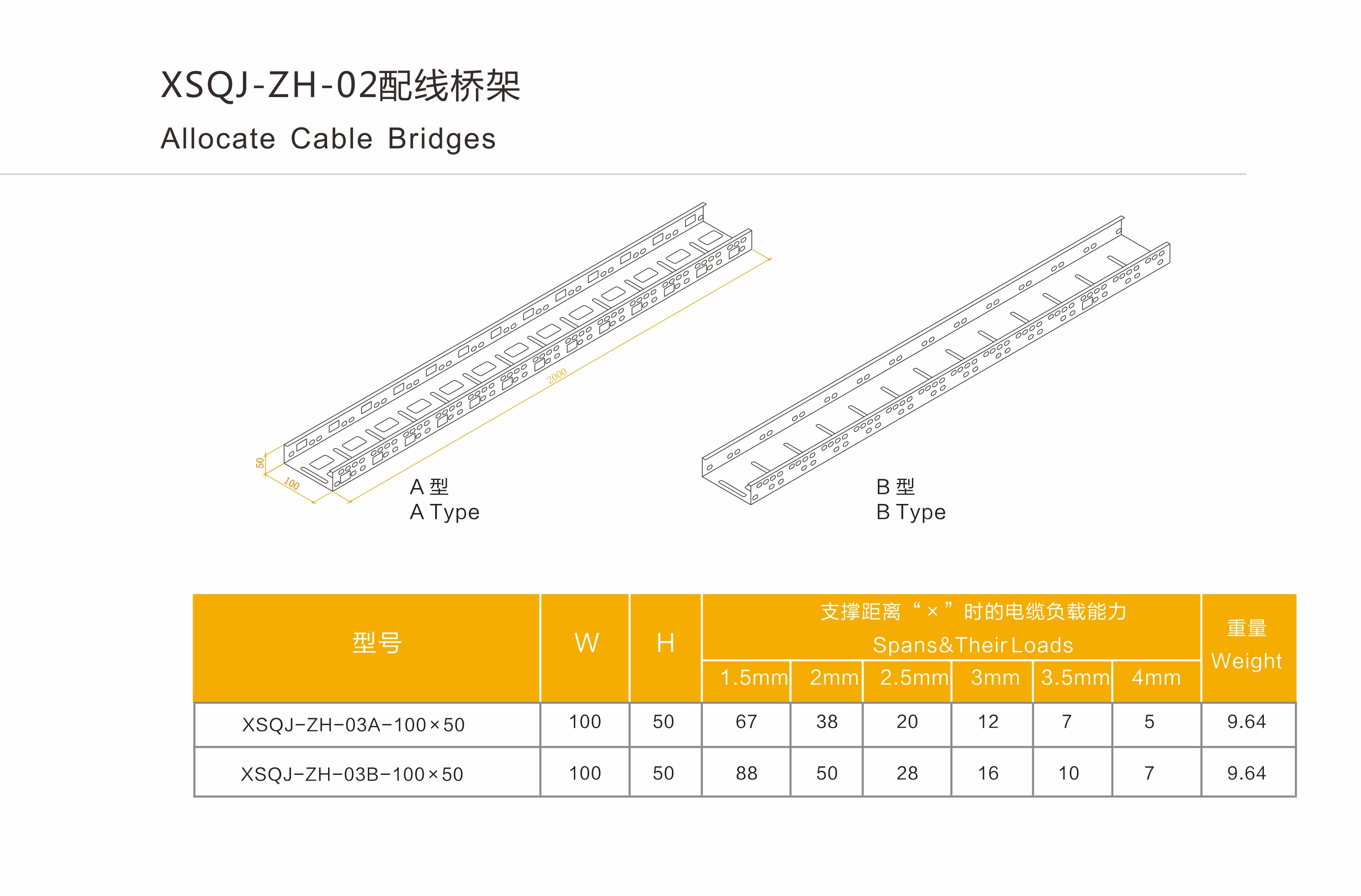 XSQJ-ZH-02配线桥架1 - 惠州市三民实业有限公司